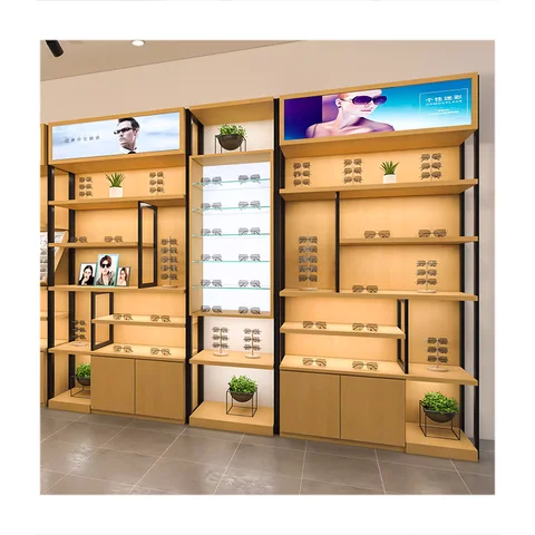 Buy Professional Optical Store Design Glass Laminate Eyewear Display ...