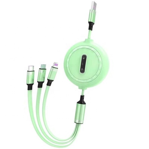 Buy Quality 3 In 1 Fast Charger Cable Line Mobile Data Type C Cable ...