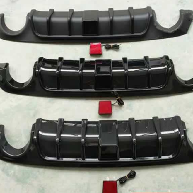 Buy Rear Diffuser Exhaust Lip With Light For Infiniti Q50l Body Kit Car ...