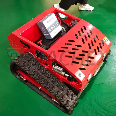 Buy Self-propelled Remote Control Robot Gasoline Lawn Mowers With Snow ...