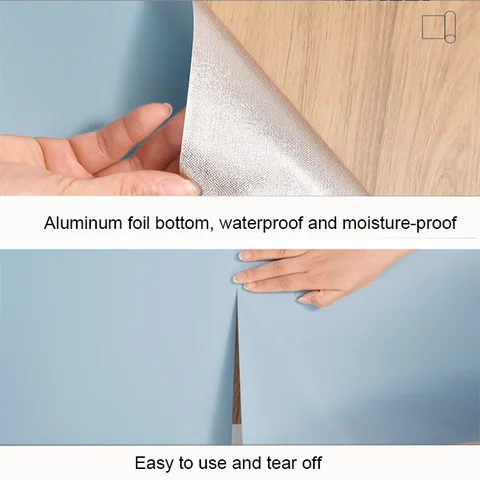 Buy Solid Color Star Wallpaper Rolls Moisture Proof Aluminum Wallpaper ...