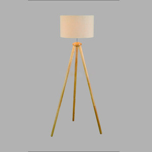Buy Tripod Wood Floor Lamp Decoration Lighting 3 Legs Standing Lamps ...
