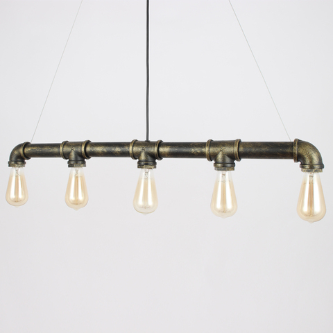 Buy Vintage Black Industrial Metal Pipe Pendant Light from Shenzhen ...