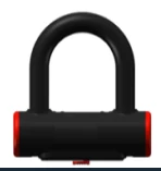 Buy Black And Red Anti-shear Safety Bike U Lock With Cable from ...