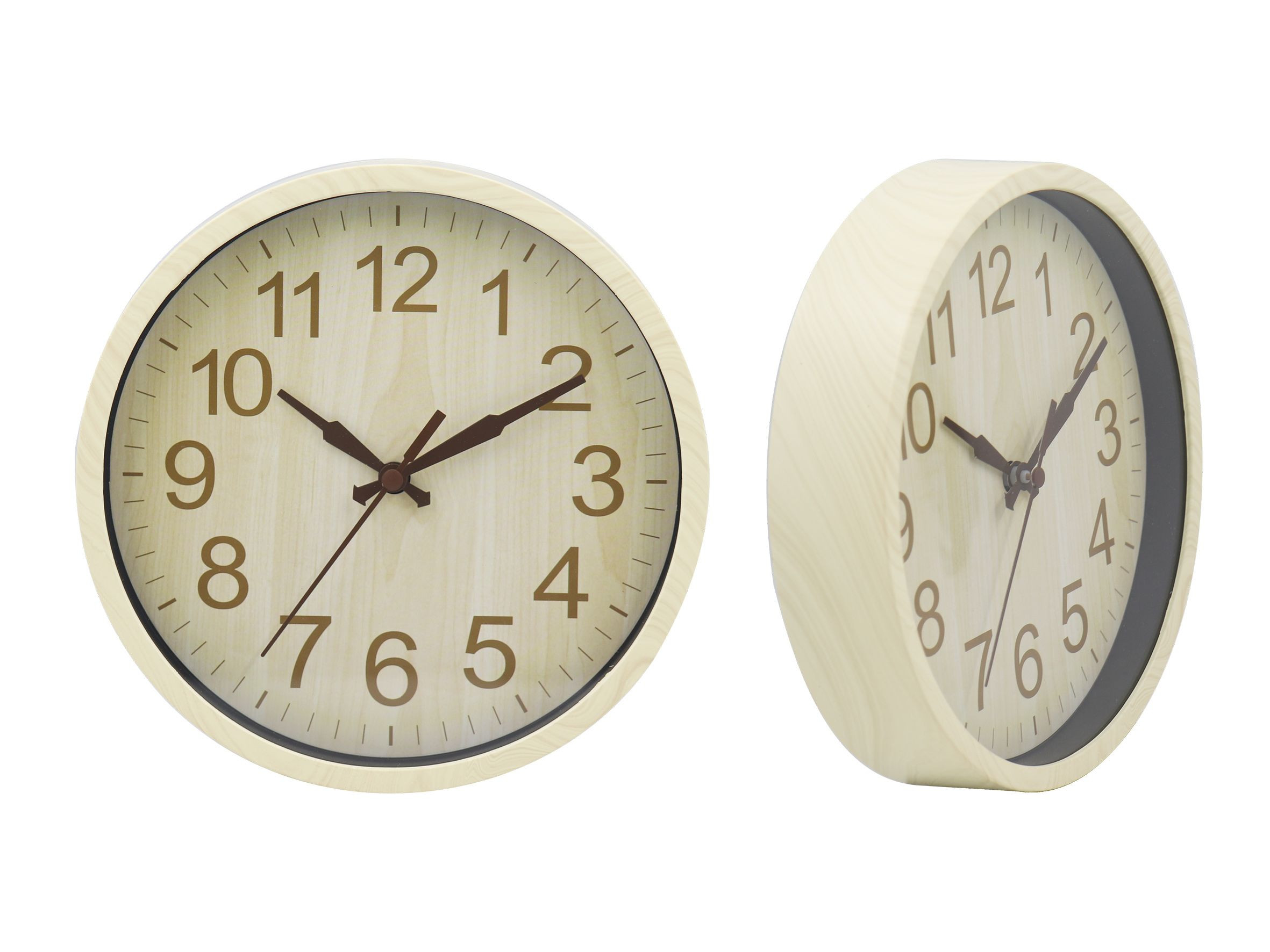 Buy Plastic Wall Clock Desktop Placement Dual-purpose Battery Powered ...