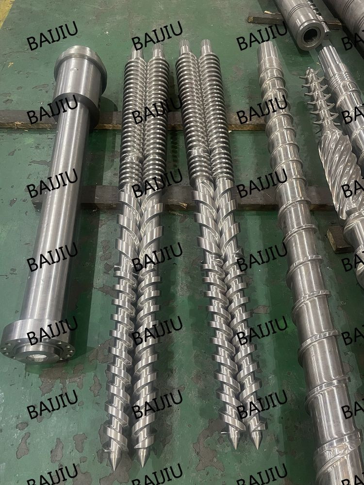 Buy High Wear-resistant Bimetallic Conical Twin Screw Barrel For High ...