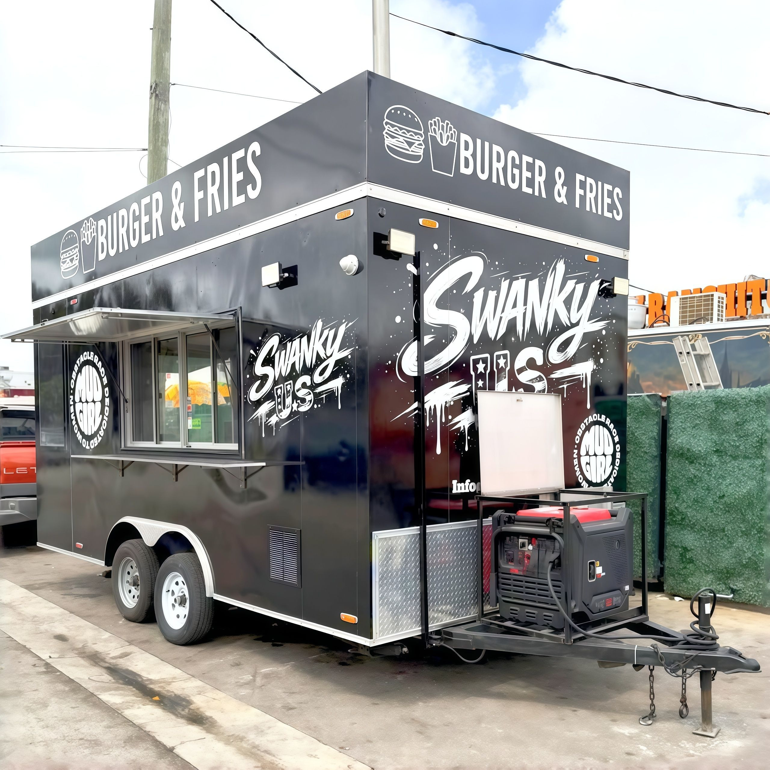 Buy Mobile Bar Station Ice Cream Coffee Trailer Mobile Food Truck ...