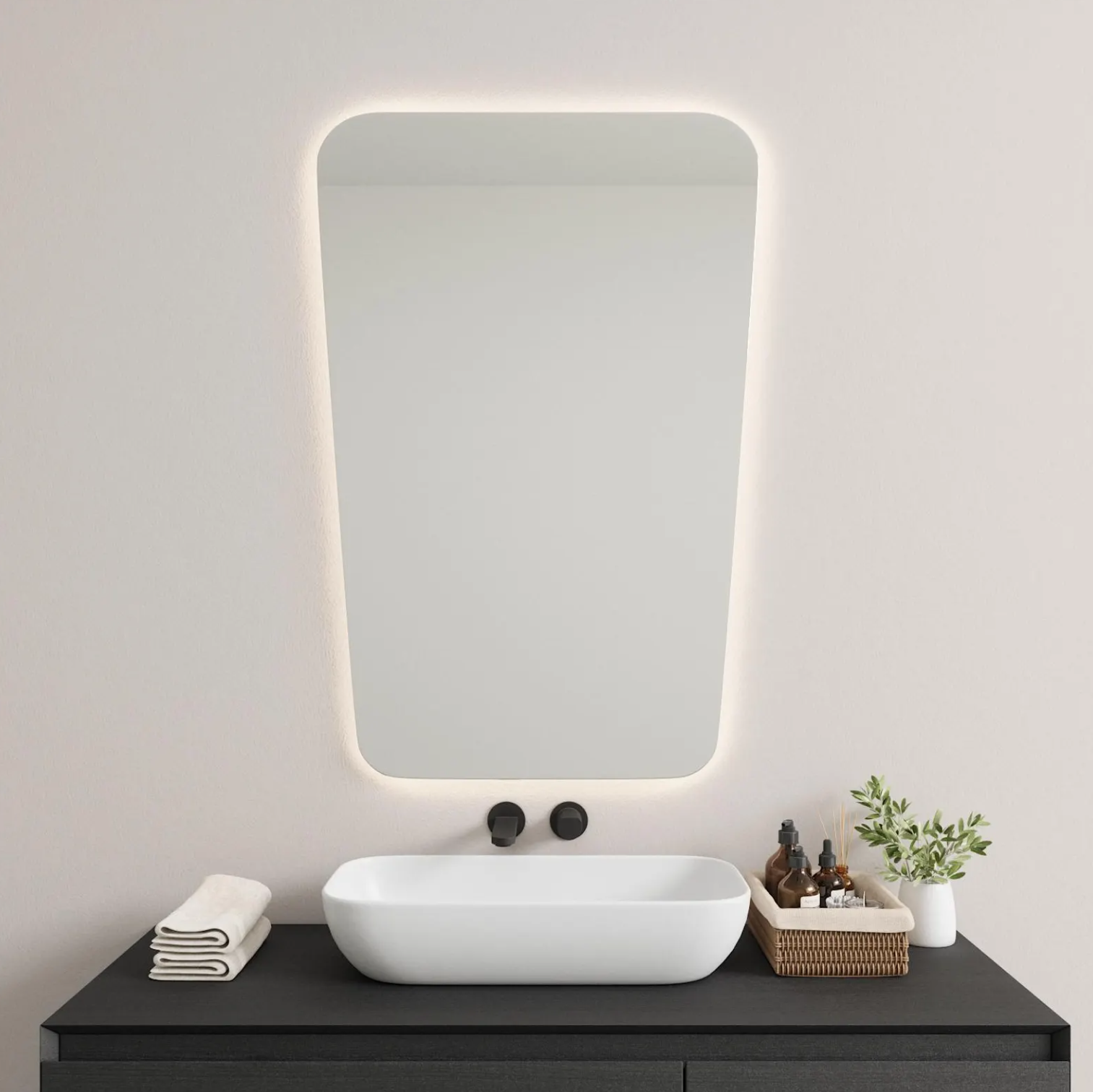 Buy Retro Led Mirror, Mirror With Lights, Retro Style Mirror, Bathroom ...