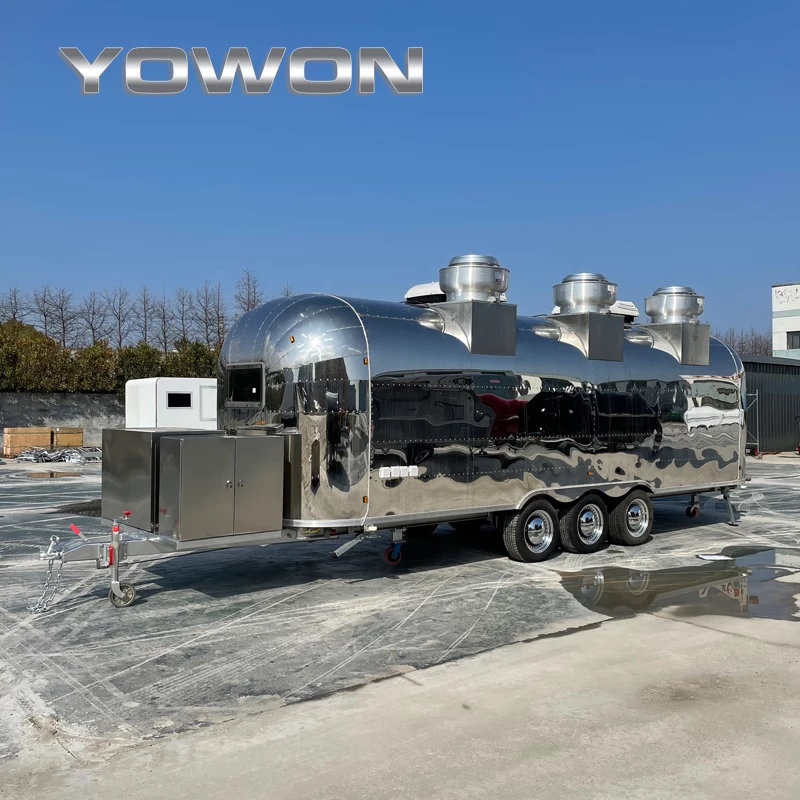 Buy Chinese Commercial Fast Food Truck Concession Food Trailer Hot Dog ...