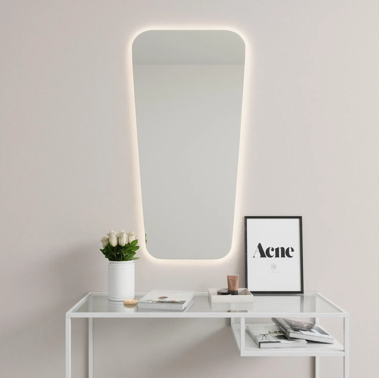 Buy Retro Led Mirror, Mirror With Lights, Retro Style Mirror, Bathroom ...