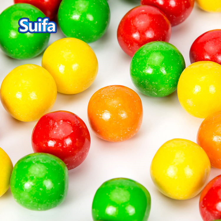 Buy 10g Colorful Bubble Chewing Gum Fruity Spherical Tutti-frutti ...