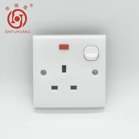 Buy 13a Flush Wall Switch Socket With Pilot Lamp (se-9014) from ...