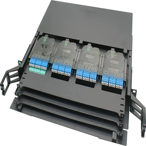 Buy 1u 19 Rack Mount Enclosures, 144 Fibers Single Mode/ Multimode ...