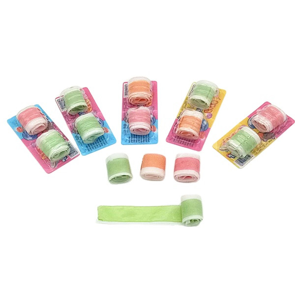 Buy 2 In 1 Fruity Roll Soft Candy Jelly Candy from Chaozhou Chaoan ...