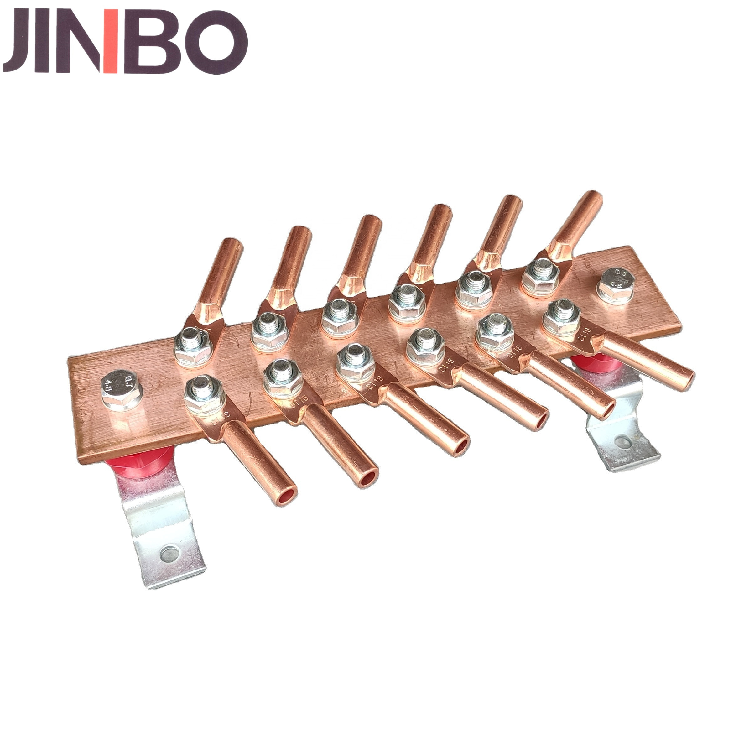 Buy 2 Way Copper Bus-bar Electrical Earthing Tape Bus Bar from Shaoxing ...