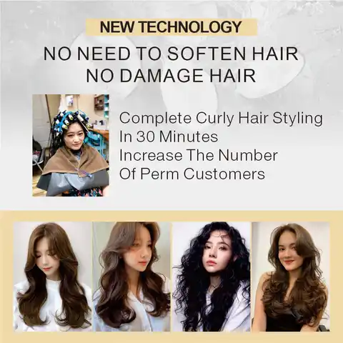 Buy 2024 Fragrance Mild Formula Digital Perm Permanent Curls Natural ...