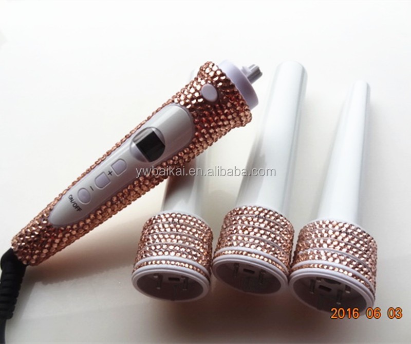 Buy 3 In 1 Curly Stick Ceramic Perm Stick Change Tube Fitting Hair ...