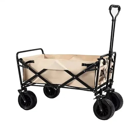 Buy 4-wheeled Portable Camping Folding Trolley Cart Outdoor Foldable ...