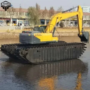 Buy Amphibious Excavator Swamp Buggy Excavator Floating Pontoon from ...
