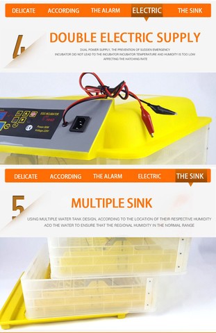 Buy Automatic Poultry Eggs Hatchery 100 Chick Hatcher Incubator For ...