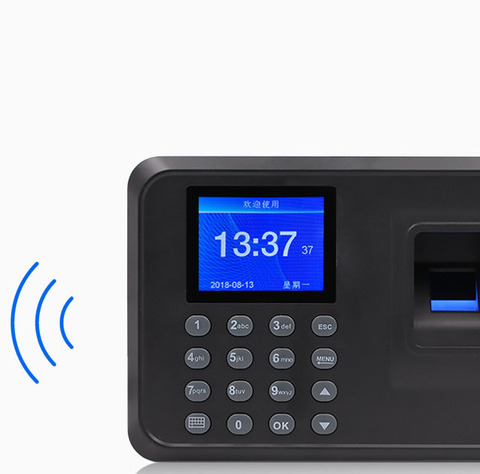 Buy Biometric Fingerprint Attendance Machine Tft Lcd Display Usb Time ...