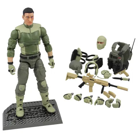 Buy Custom Soldiers Action Figures Play Set With Military Weapons ...