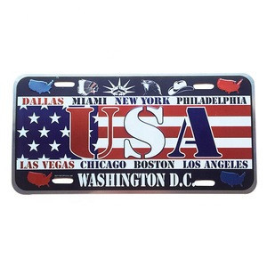 Buy Customized Souvenirs Countries Usa Metal Aluminum Printing Plate ...