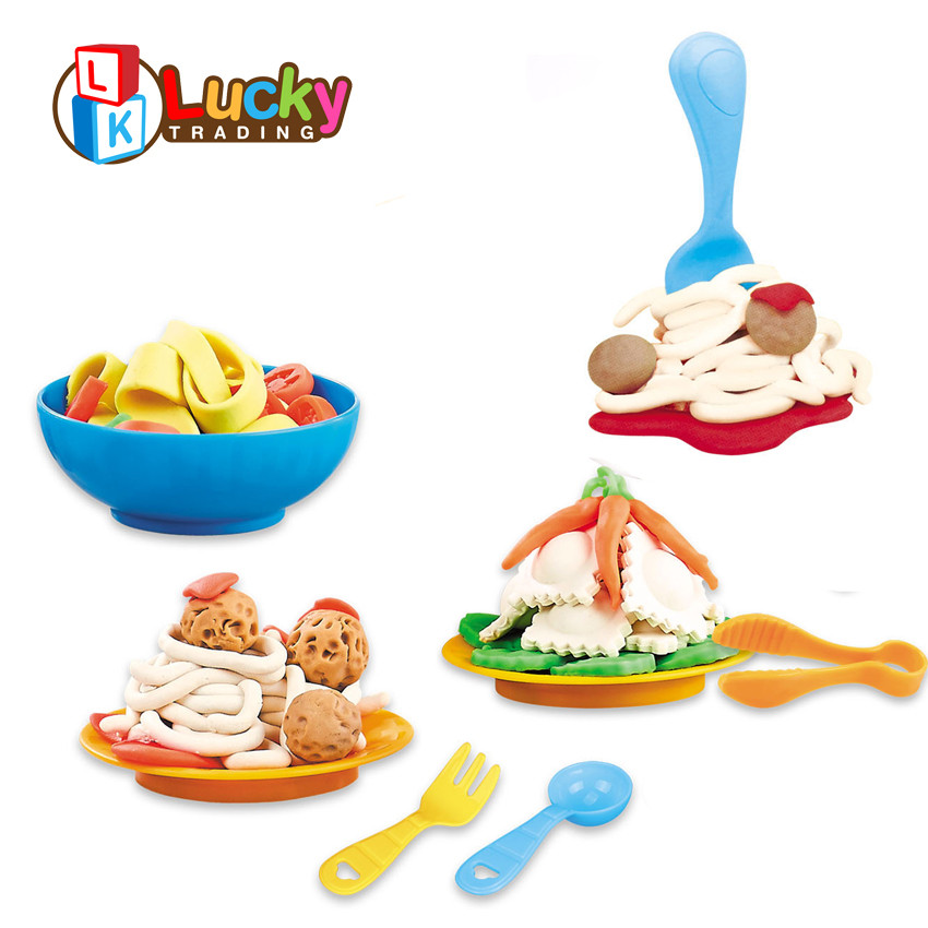 Buy Diy Plastilina Craft Polymer Noodles Plasticine Modeling Clay Set ...