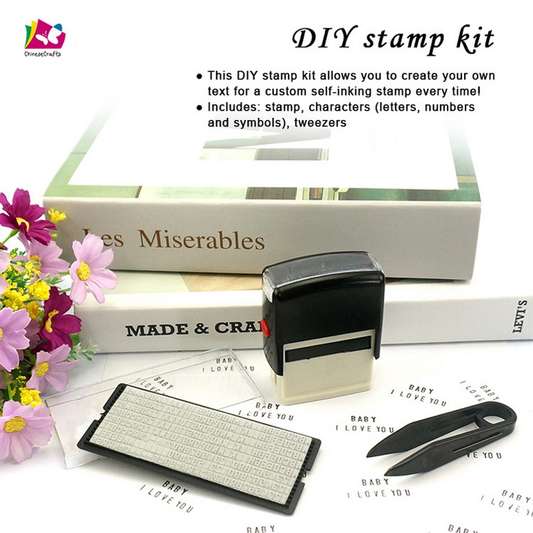 Buy Diy Self-inking Rubber Letter Do It Yourself Customizable Message ...
