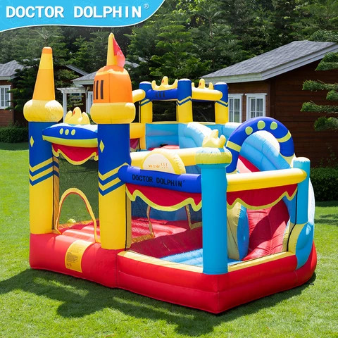 Buy Doctor Dolphin Fence Strong Knight Balls Climb Inflatable Bouncer ...