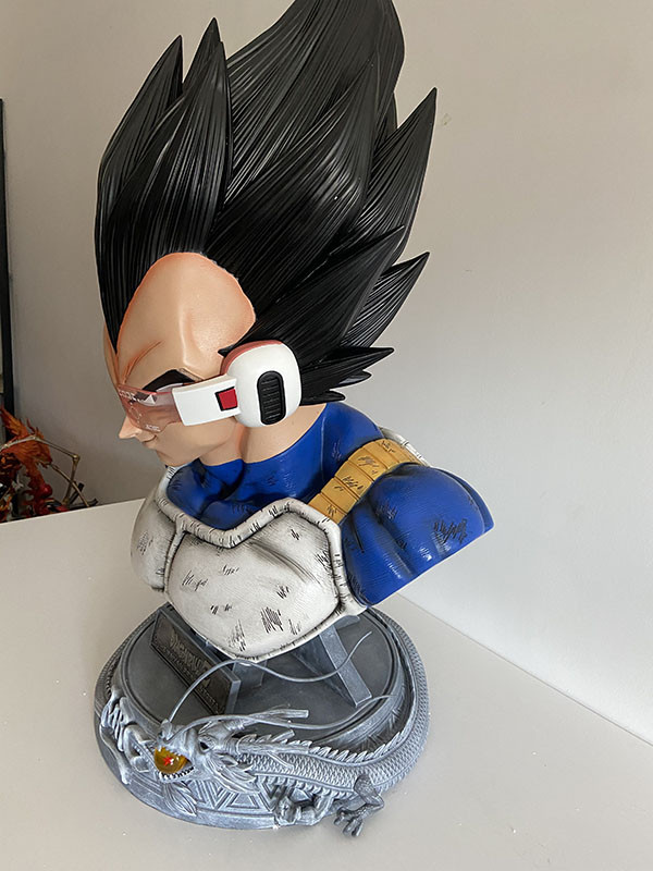 Buy Dragonball Life-size Model Vegeta Bust Action Figure Resin Statue ...
