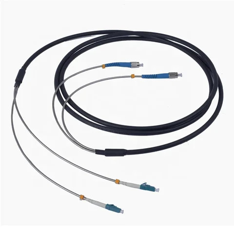 Buy Duplex Armored Fiber Optic Patch Cable Single Mode Fiber Optic ...