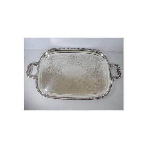 Buy Eco Friendly Silver Color Serving Trays Top Quality Metal Tray Use ...