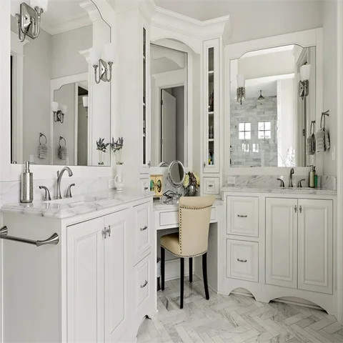 Buy Factory Price Modular Bathroom Vanity Corner Customized Match ...
