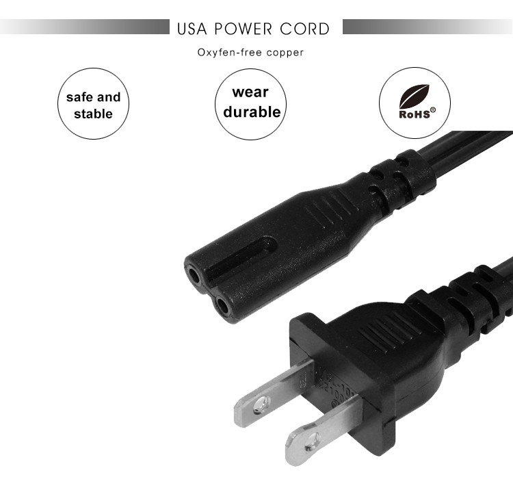 Buy Figure 8 Cable Polarized Connector Cords Socket Iec320 Ac ...