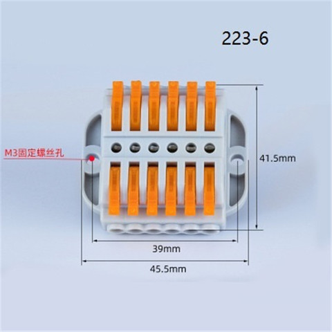 Buy Fixed Fast Wiring Terminal Block Plug-in Connector Quick Connector ...