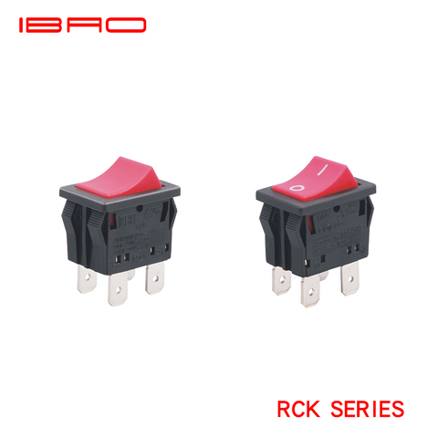 Buy Ibao Cnibao Rckseries Rocker Switch 4 Pin Kcd1-104 6a 250v Ac ...