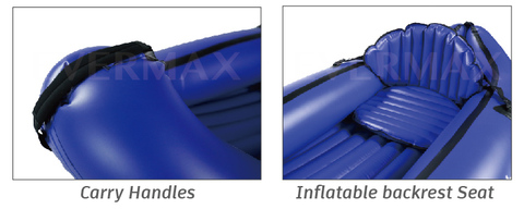 Buy Inflatable Packraft Tpu Fabric Lightweight White Water Paddle Kayak ...