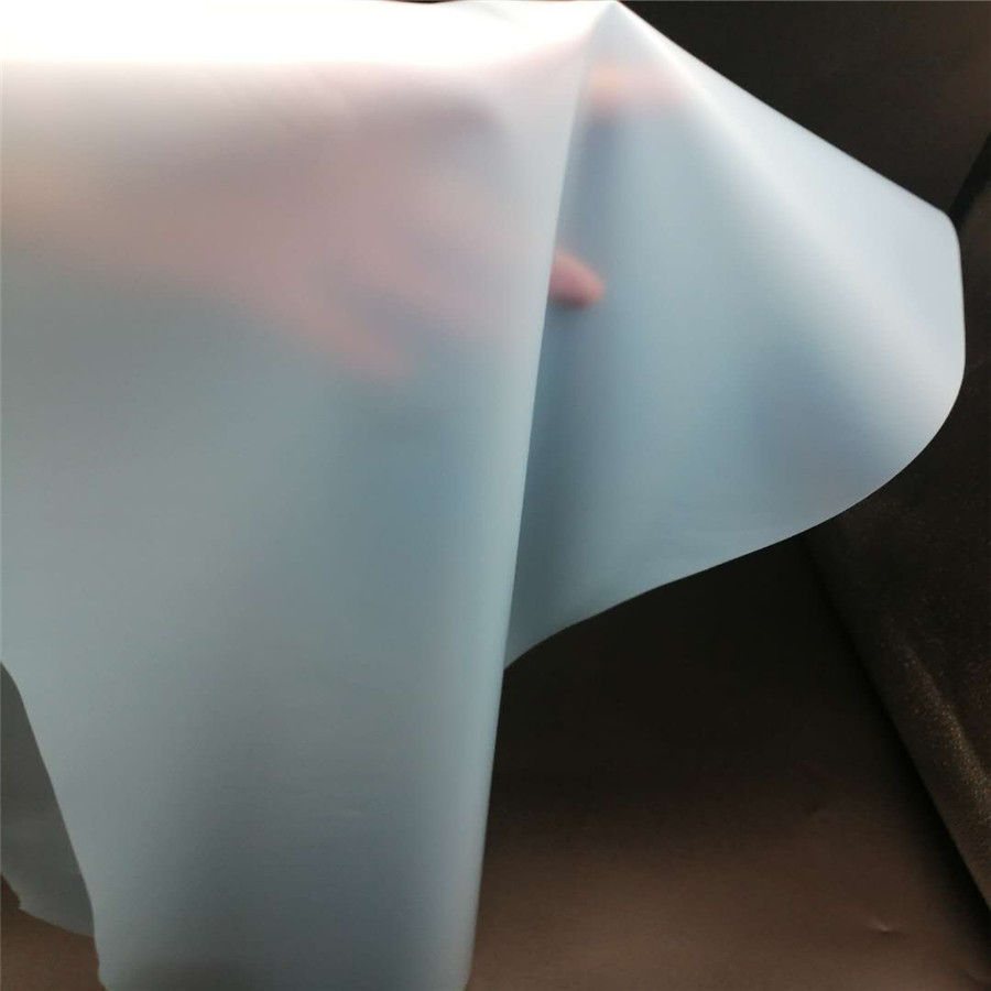 Buy Light Blue Semi Transparent Tpu Film Material Top Quality High Soft ...