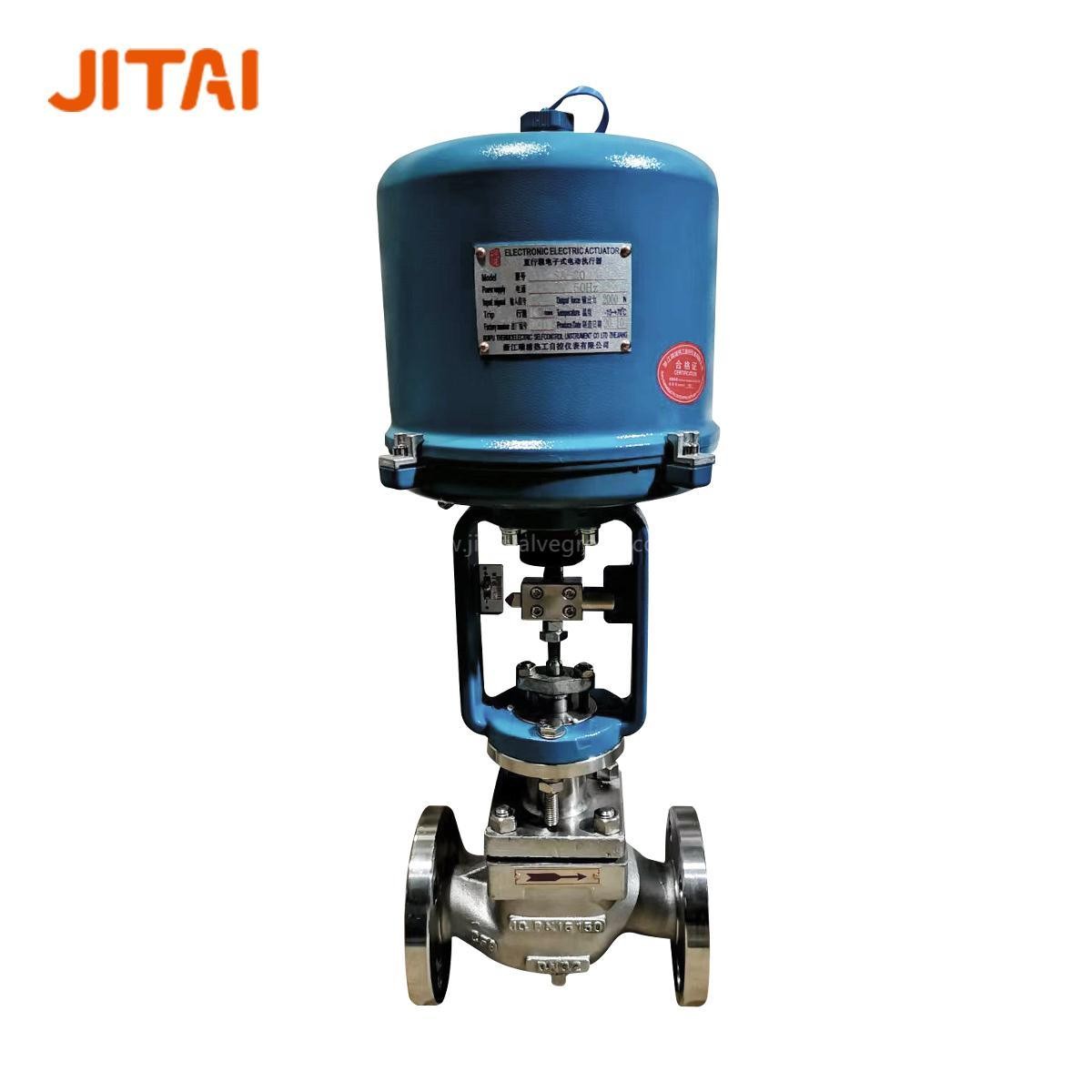 Buy Low Pressure Motorized Actuated Small Diameter Ss Air Control Valve from JITAI VALVE GROUP ...