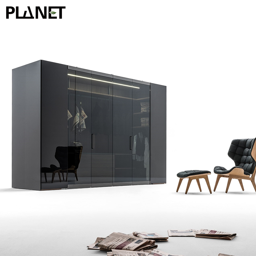 Buy Luxury Custom Cloth Cabinet Furniture Wood Bedroom Modern Design ...