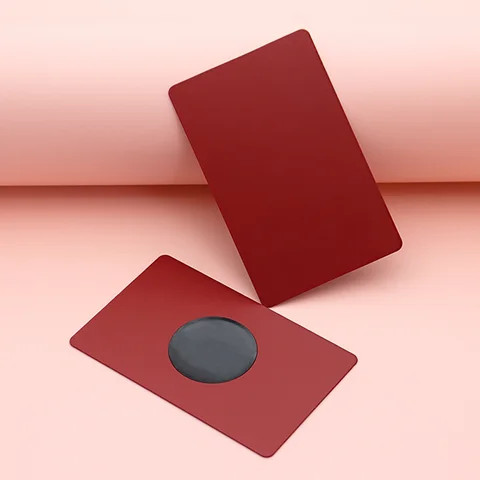 Buy Metal Nfc Cards Rfid Nfc Ntag 216 Chip Ntag Laser Engraved 216 ...