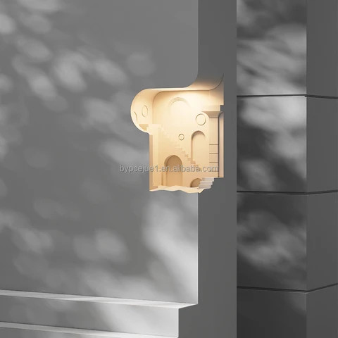 Buy Modern Indoor Led Induction Stair Corner Wall Lamp Built-in Corner ...