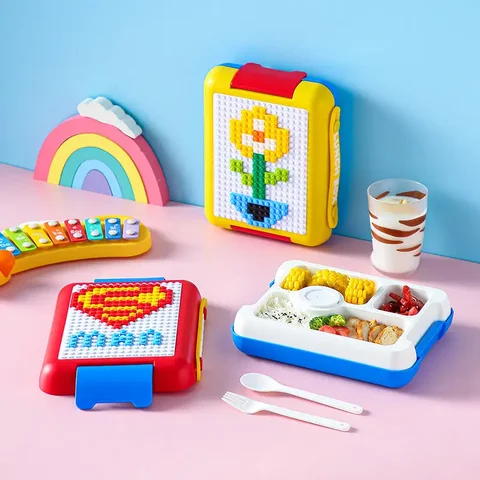 Buy New Cartoon Diy Bpa Free Pixel Building Blocks Childrens ...
