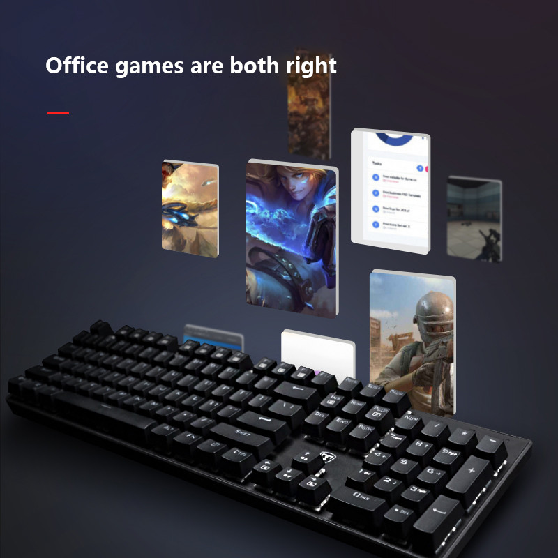 Buy New Cyan Axis Mechanical Keyboard Wired Backlight Usb Computer ...