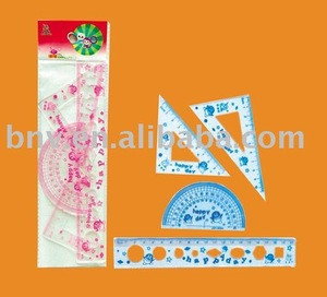 Buy Nice Printing Plastic Math Set from Ningbo Hwan United Imp. & Exp ...