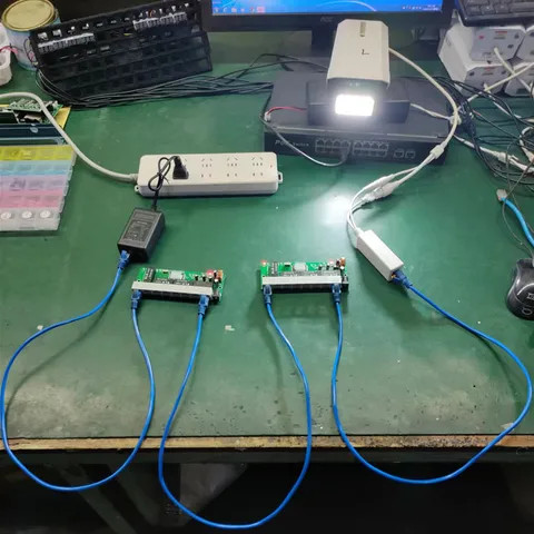 Buy Pcba 7 Poe In 1 Poe Out 10/100/1000mbps Reverse Poe Switch 8 Port from Shenzhen Yuguang Anpa ...