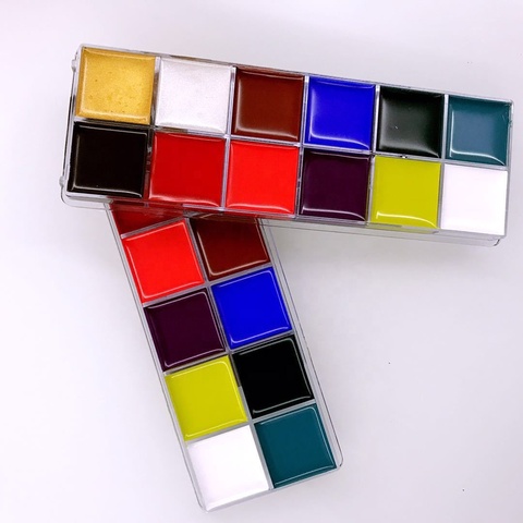Buy Pinturas Corporales 12 Colors Body Paint Washable Paints Kids ...