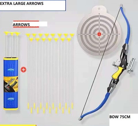 Buy Plastic Shooting Game Archery Set Target Kids Bow Arrow Toy ...