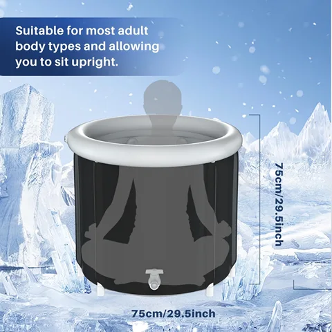 Buy Portable Cold Plunge Tub For Athletes Foldable Ice Bath Tub ...